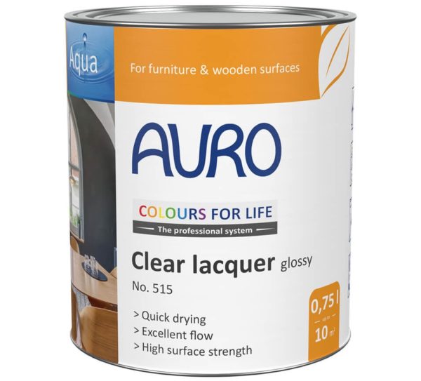 Natural Wood Varnish – Non toxic gloss finish wood varnish Auro 515 ...